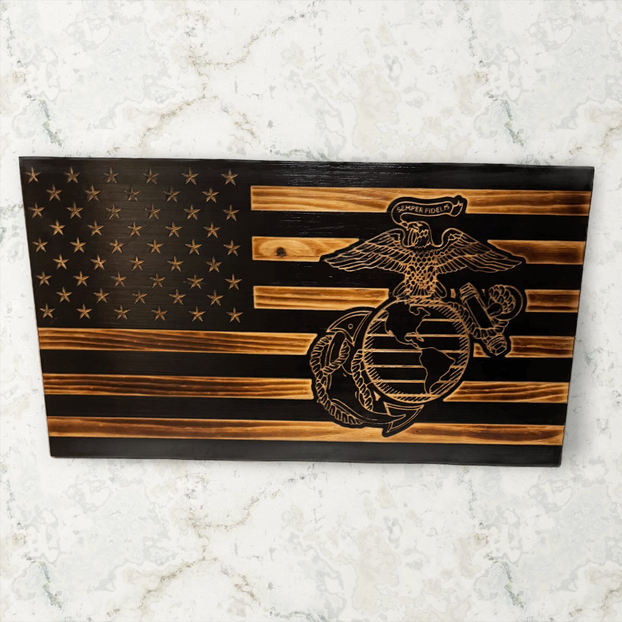 American Flag - EGA Marines | LIGHTHOUSE CREATIONS